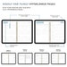 Boho Minimalist Digital Planner Monthly and Yearly Interactive Health ...