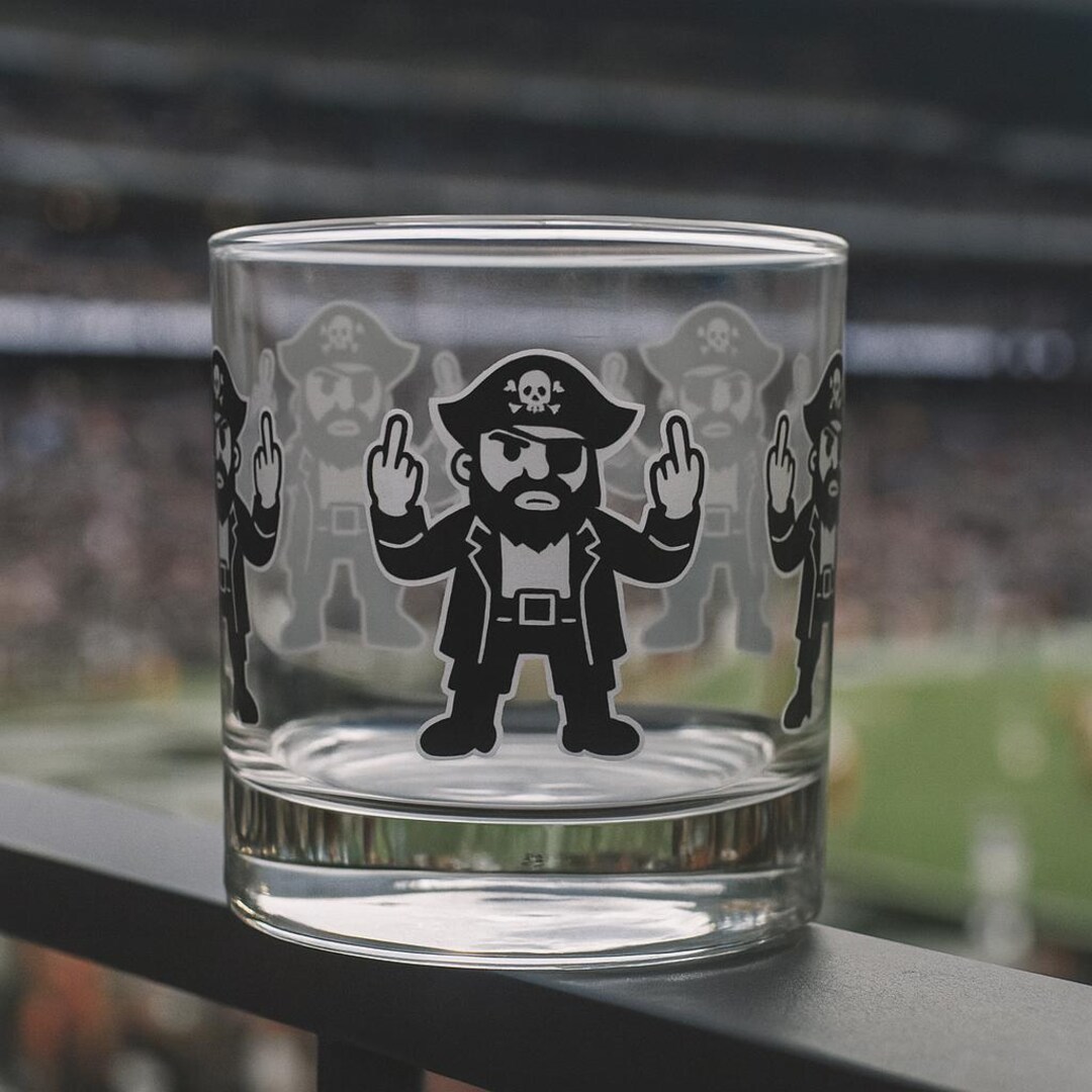 Raider Football Whiskey Glass: Las Vegas Fan Gift - Etsy