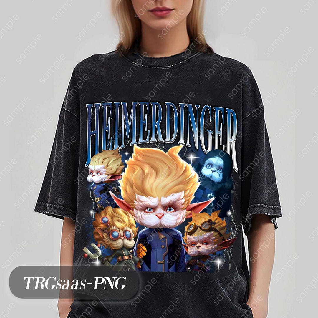 Heimerdinger Arcane Bootleg Shirt Png Vintage Streetwear League of ...