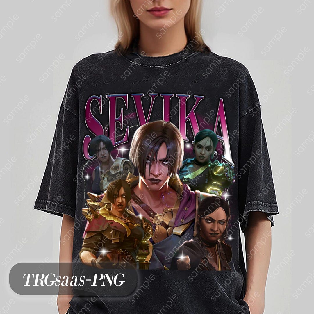 Sevika Arcane Bootleg Png Vintage Streetwear League of Legends Png ...