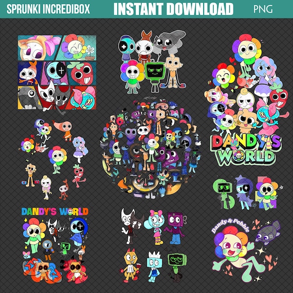 Dandy World Valentine Cards - Etsy