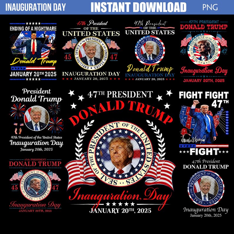 Donald Trump Inauguration Day 2025 Png, 47th US President Inauguration ...