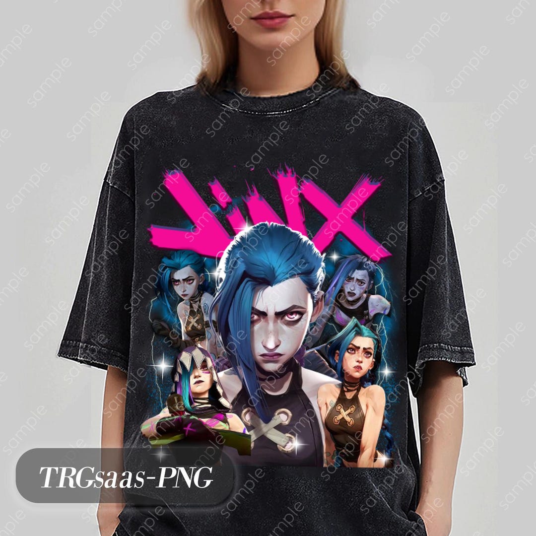 Jinx Shirt Png, LOL Shirt Png, Arcane Png, You Got Jinxed Png, Video ...