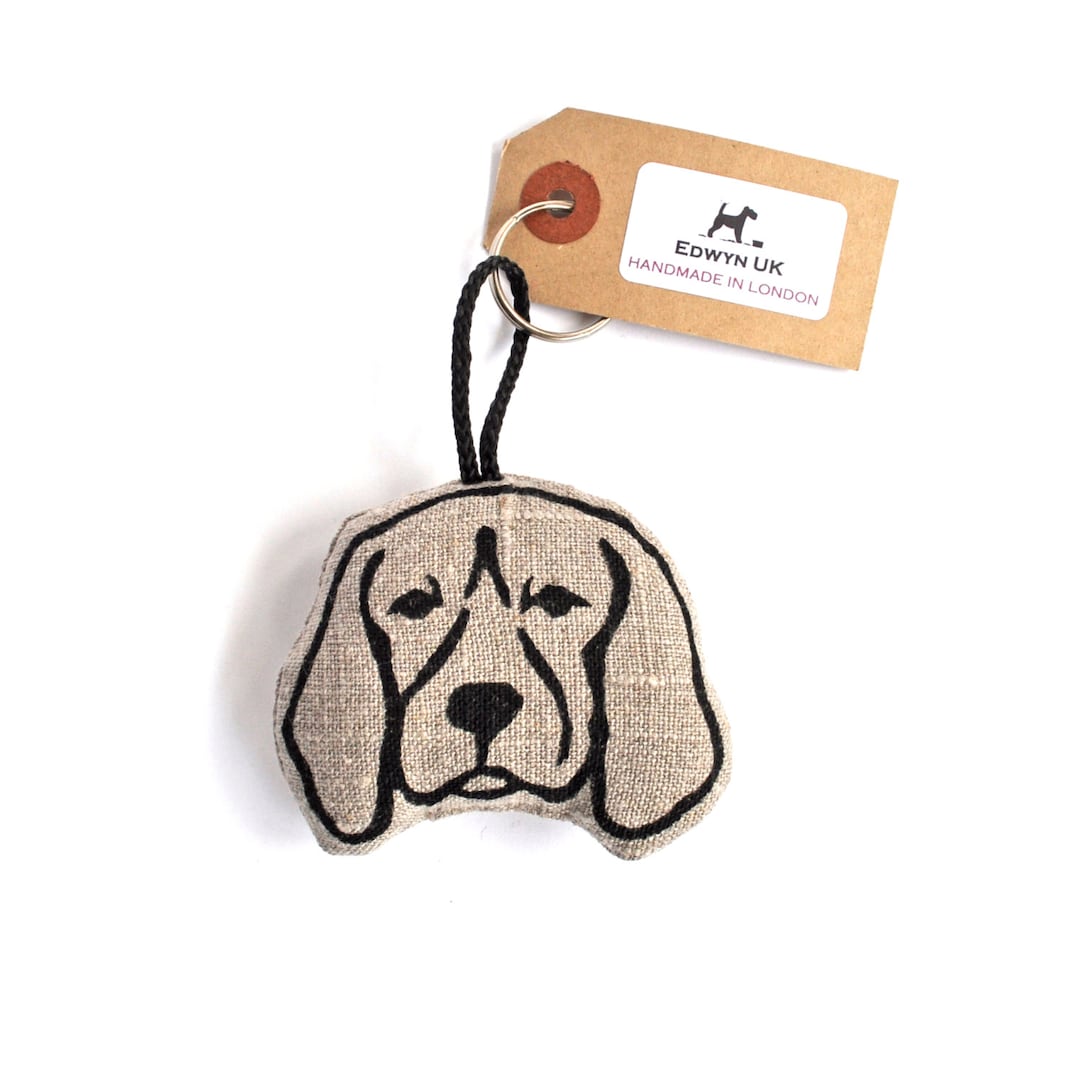 Beagle Print Keyring - Etsy