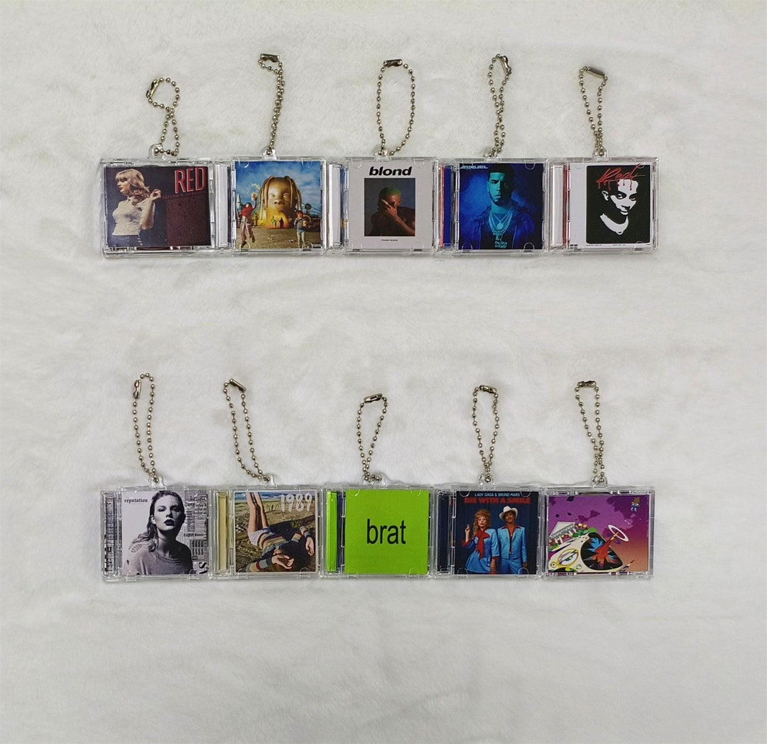 Custom NFC Mini Album CD Keychain, Personalized Music Gift, Play Your ...