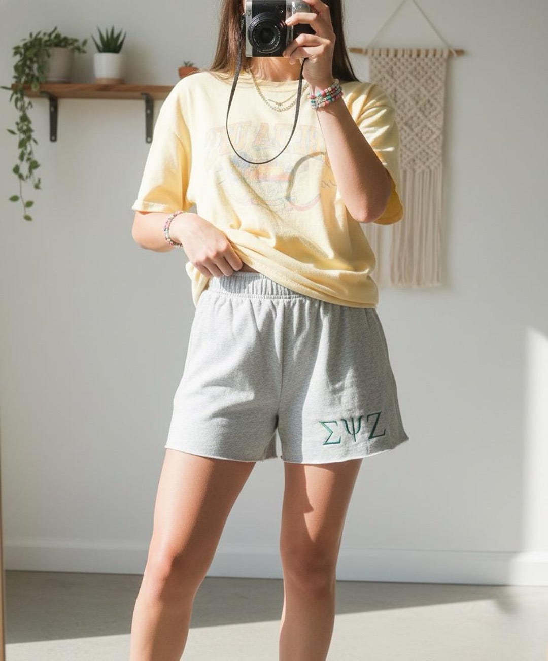 Sorority Shorts Embroidered, Greek Shorts, Custom Sorority Shorts ...