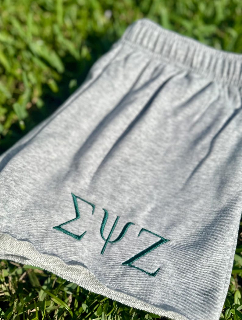 Sorority Shorts Embroidered, Greek Shorts, Custom Sorority Shorts ...