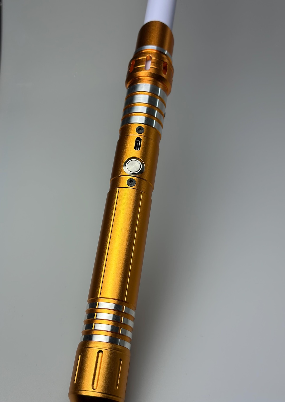 Star Wars Lightsaber/laser Saber Orange With Vibration - 16 Color Modes ...