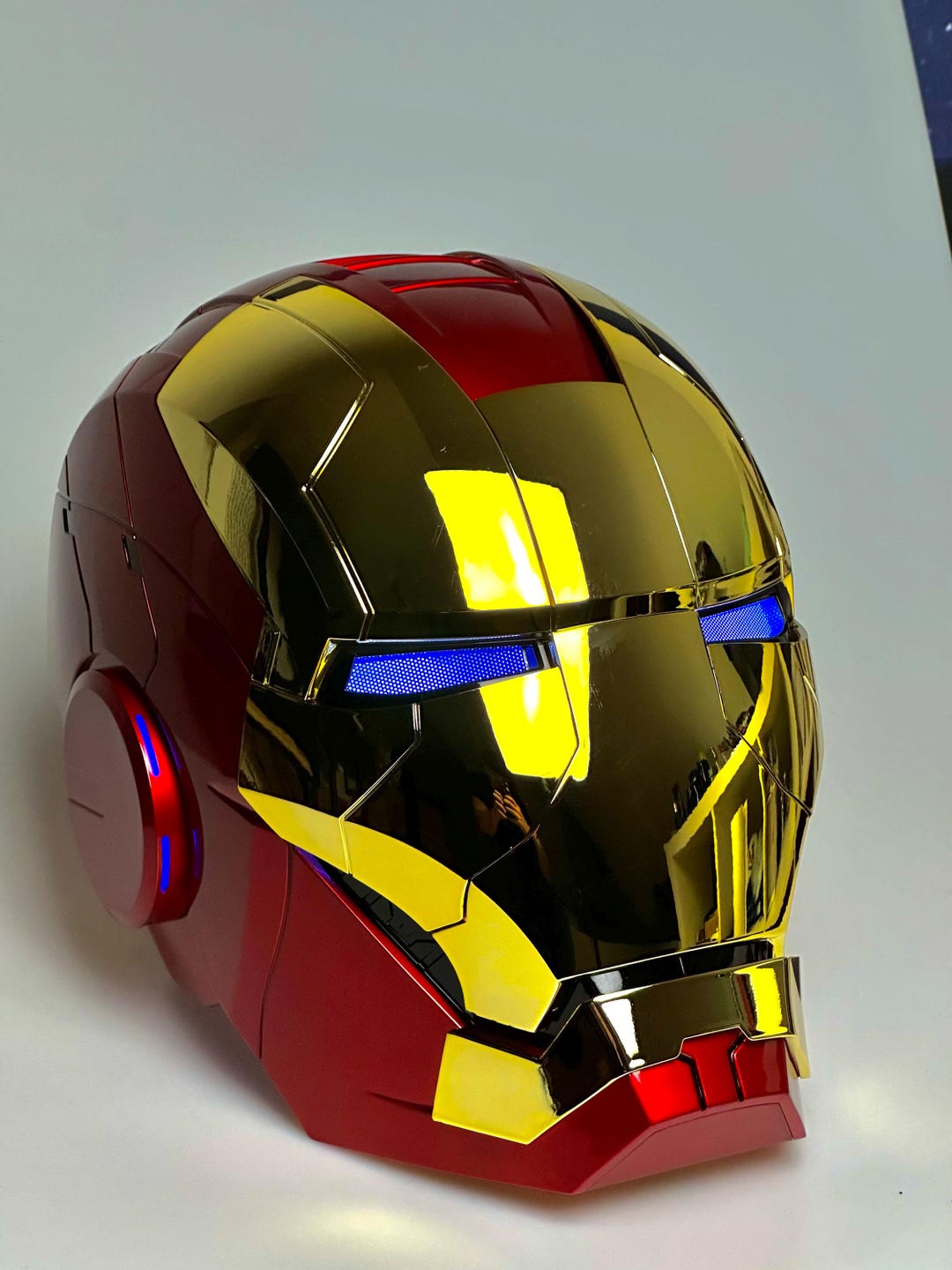 Marvel Avenger MK5 2.0 Gold Iron Man Helmet Electric Ironman - Etsy