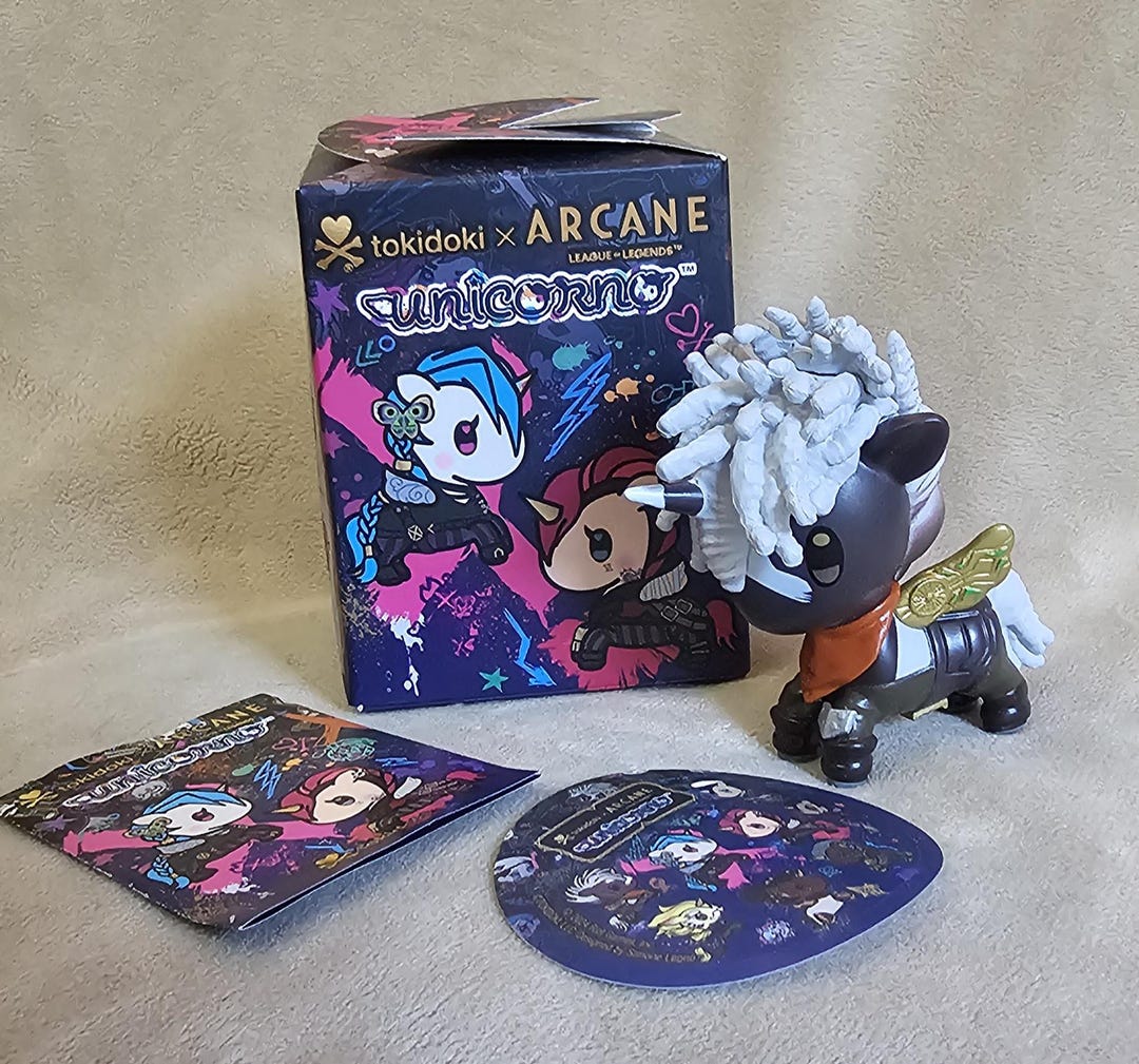 Tokidoki X ARCANE League of Legends Unicorno EKKO W/box/guide/sticker ...