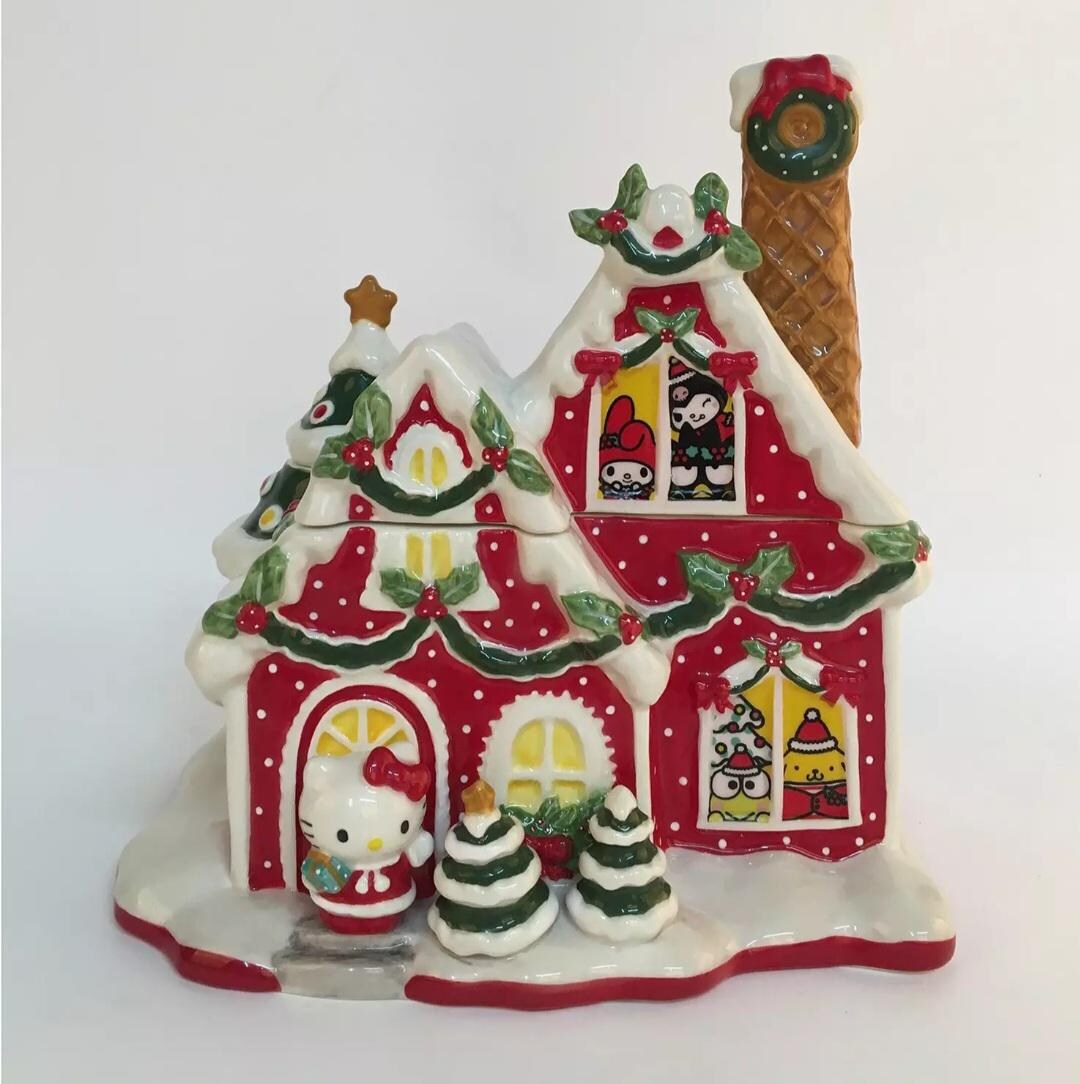 Blue Sky Hello Kitty and Friends Gingerbread Cookie Jar - Etsy