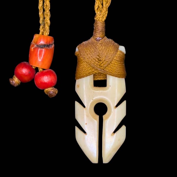 Tribal Bone Necklace - Etsy