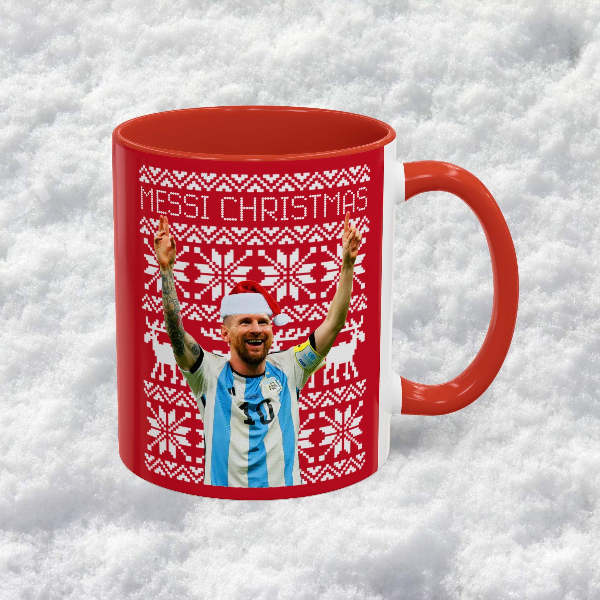 Messi Christmas Lionel Messi 10 Christmas Festive Holiday Mug Football ...