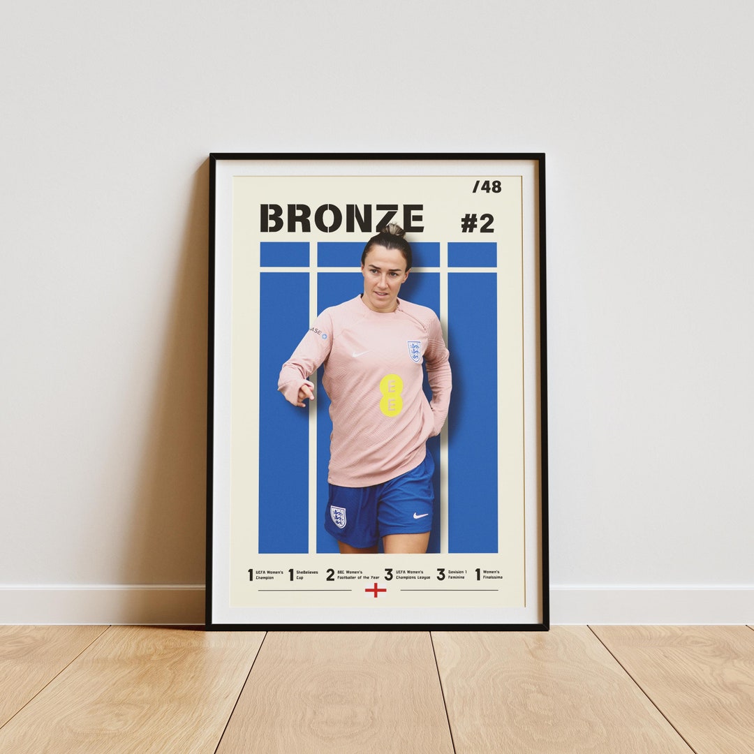 Lucy Bronze Poster, Football Print, Football Poster, Soccer Poster ...