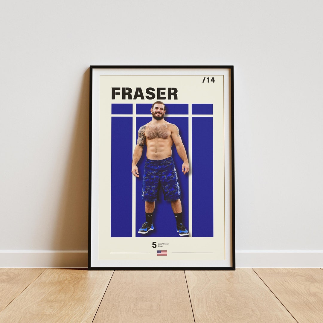 Mat Fraser Poster, Crossfit Posters, Crossfit Coach Gift, Crossfit Gift ...