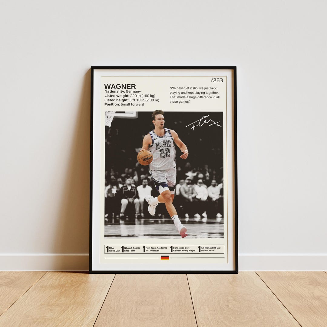Franz Wagner Poster, Franz Wagner Print, Franz Wagner Fan Gifts ...