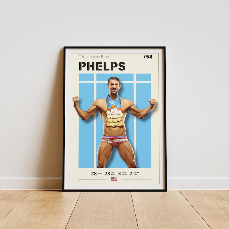 Michael Phelps - Etsy