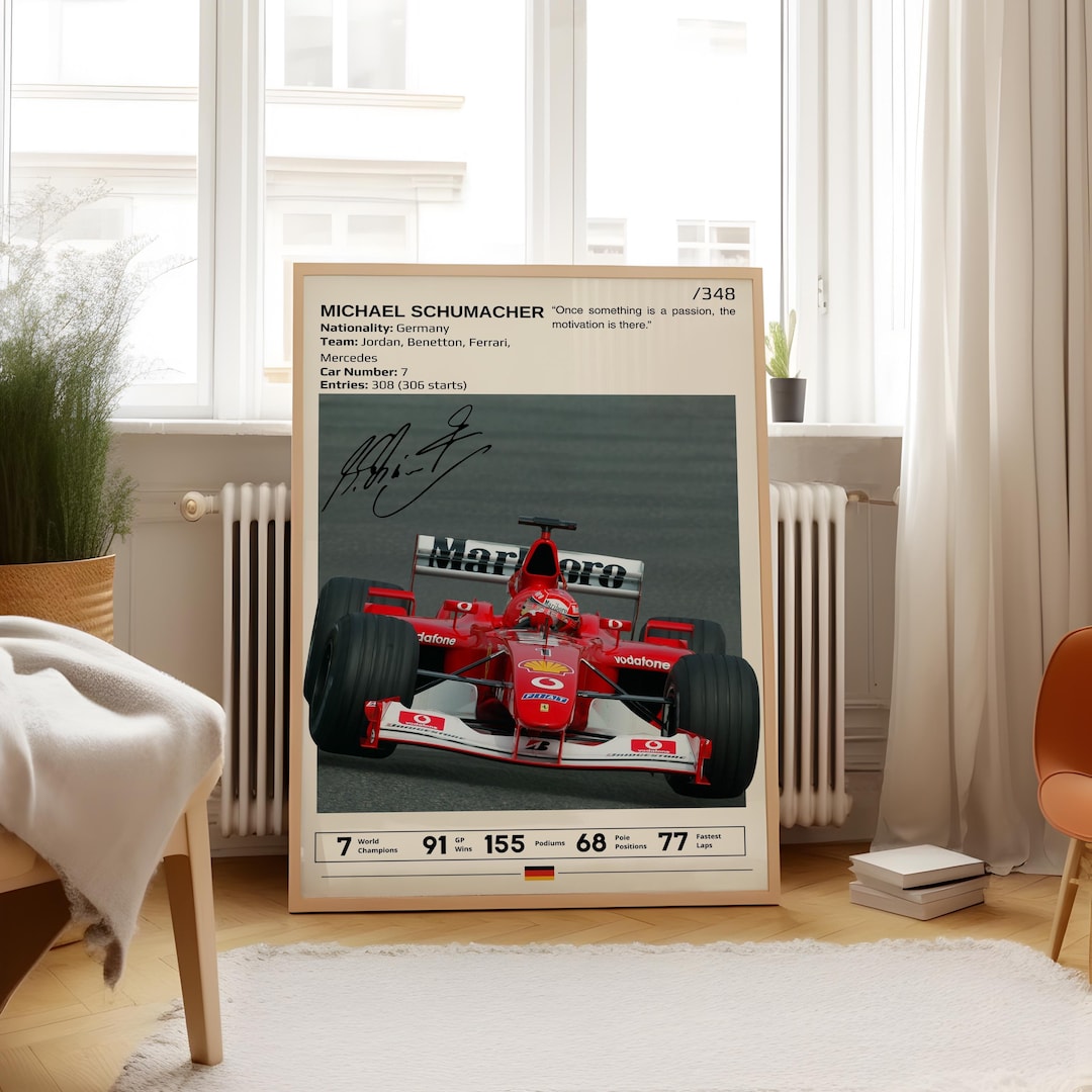 Michael Schumacher Poster