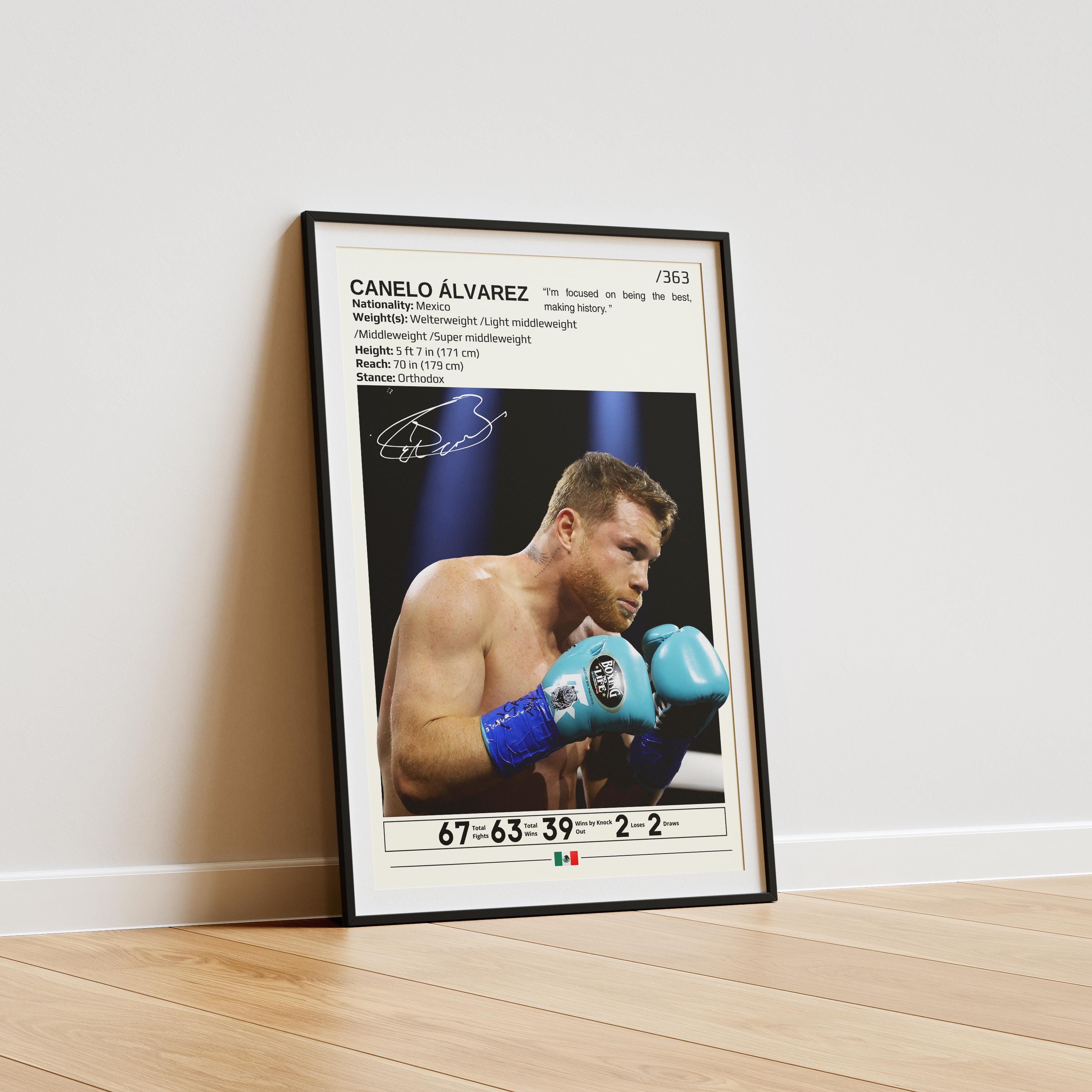 Canelo Alvarez Poster, Boxing Poster, Canelo Alvarez Print, Boxing Wall ...