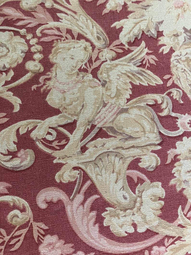 Upholstery Fabric Sphinx Rococo Made in England Beaumont - Etsy