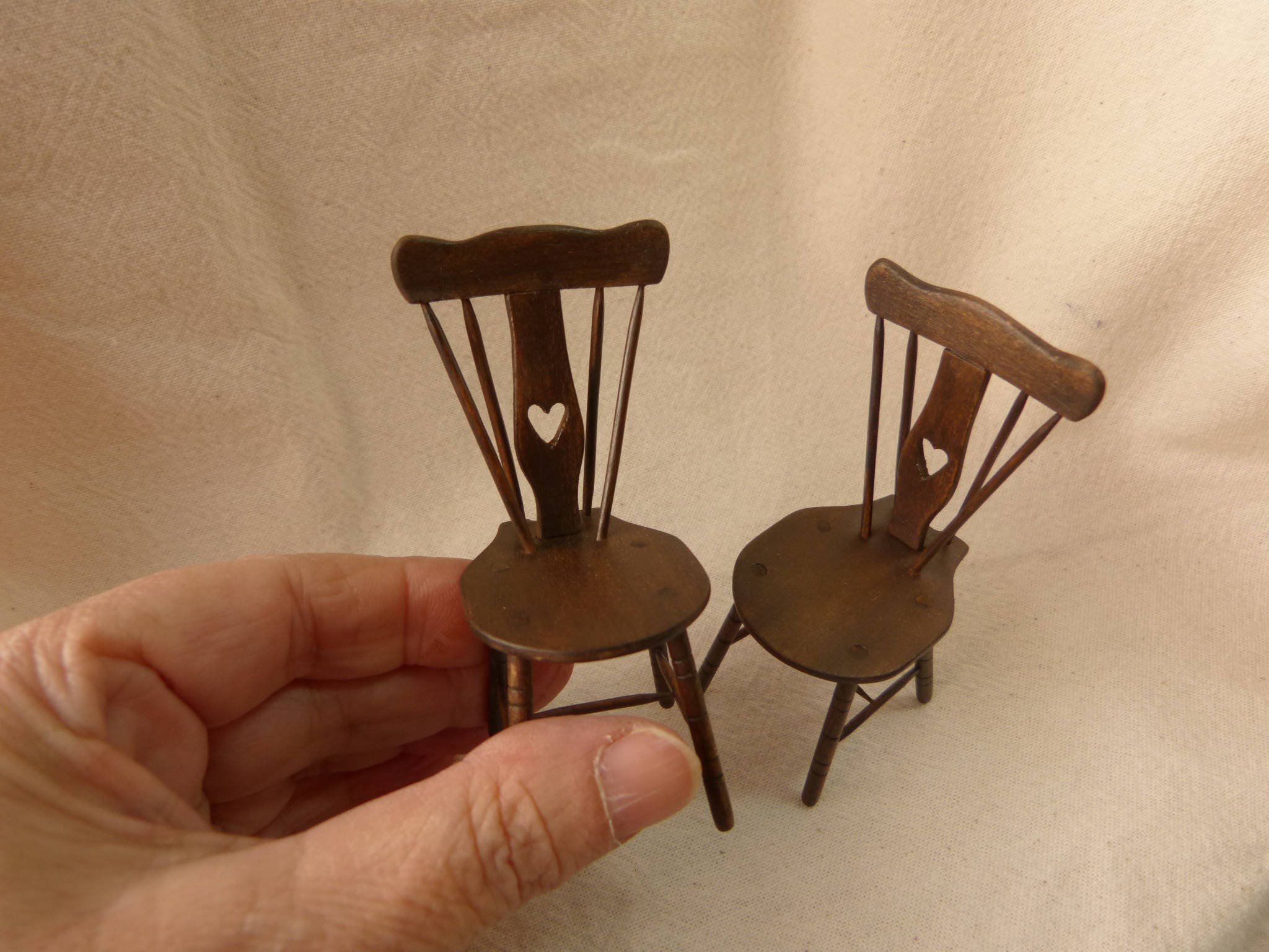 Dollhouse Miniature Chair in 12th Scale - Artisan Furniture Unique ...