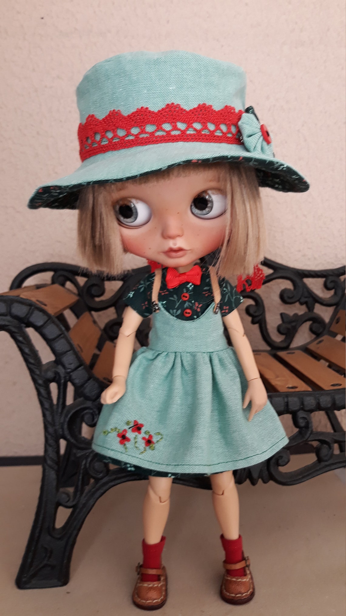 Blythe Outfit 4 Piece Set / Blythe Dress / Blythe Pinafore - Etsy