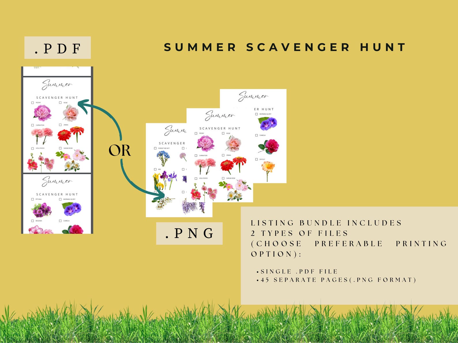 ULTIMATE Summer Scavenger Hunt Printable Scientific Outdoor Activity ...