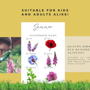 ULTIMATE Summer Scavenger Hunt Printable | Scientific Outdoor Activity ...