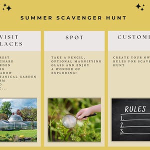 ULTIMATE Summer Scavenger Hunt Printable | Scientific Outdoor Activity ...