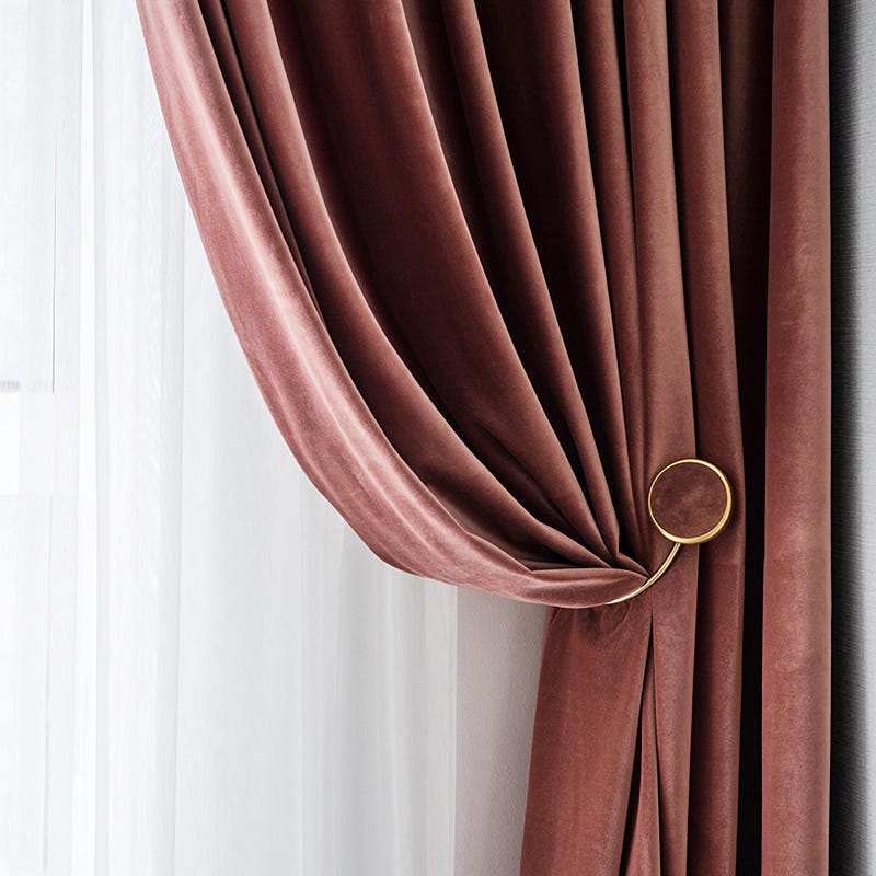 Dusty Rose Curtains - Etsy