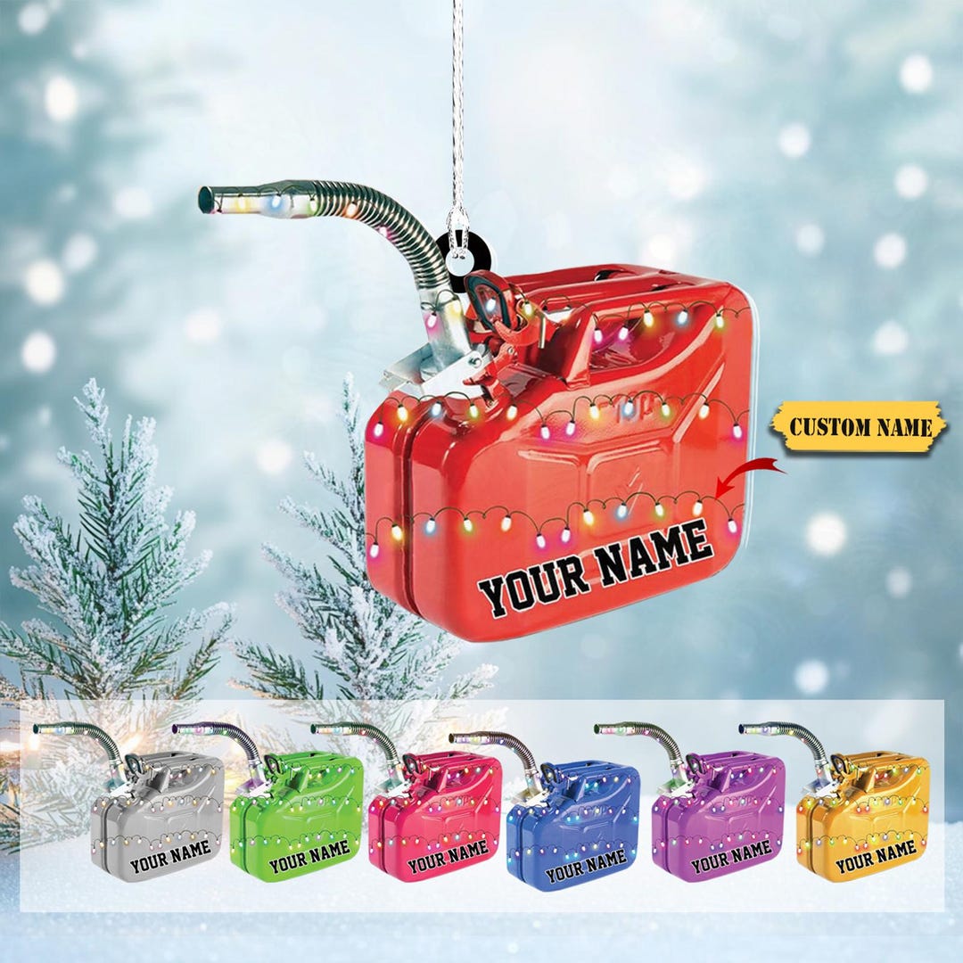 Personalized Petrol Stations Gas Pump Christmas Ornament,oil Gas ...
