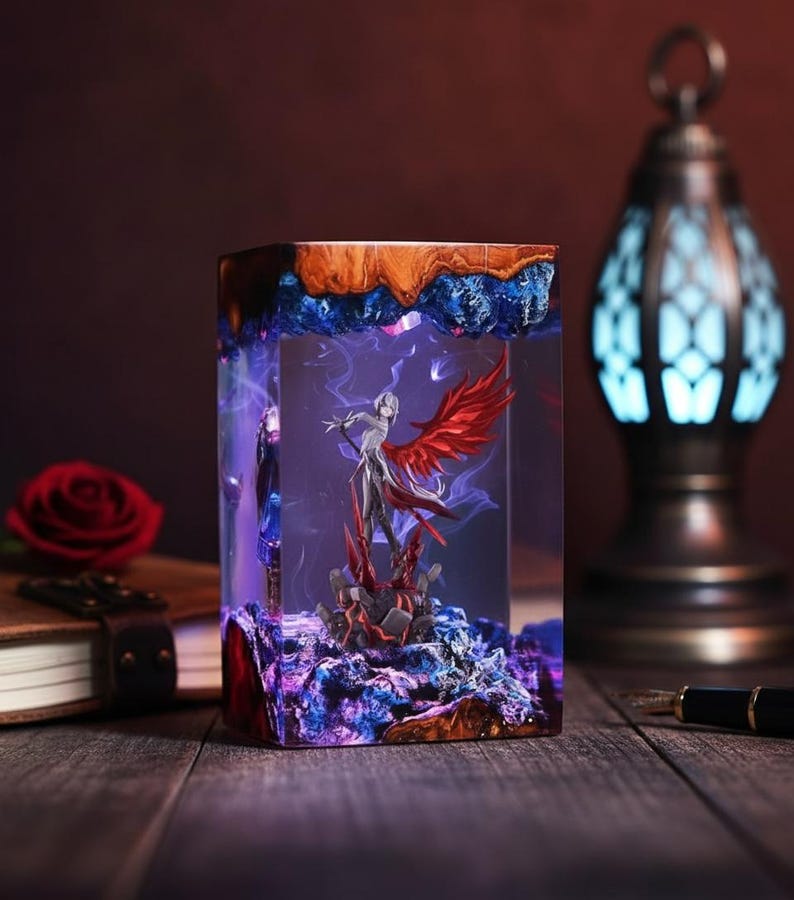 Ar.lech.ino Gen.shin Impact Resin Lamp – Final Fantasy Inspired LED ...