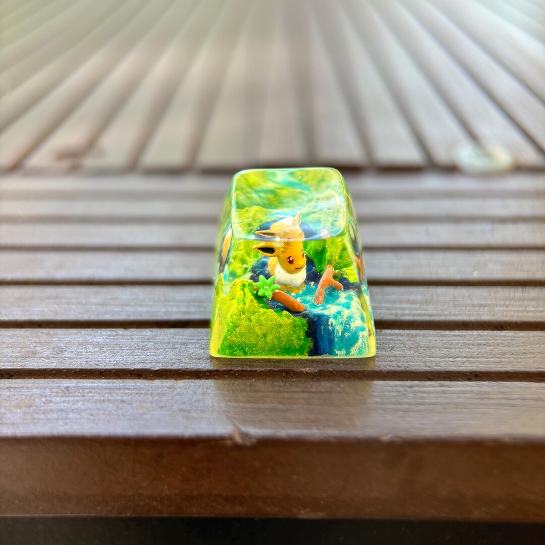 Ee.ve.e Keycaps, Anime Cute Keycaps, Stickers, Mechanical Keyboard ...