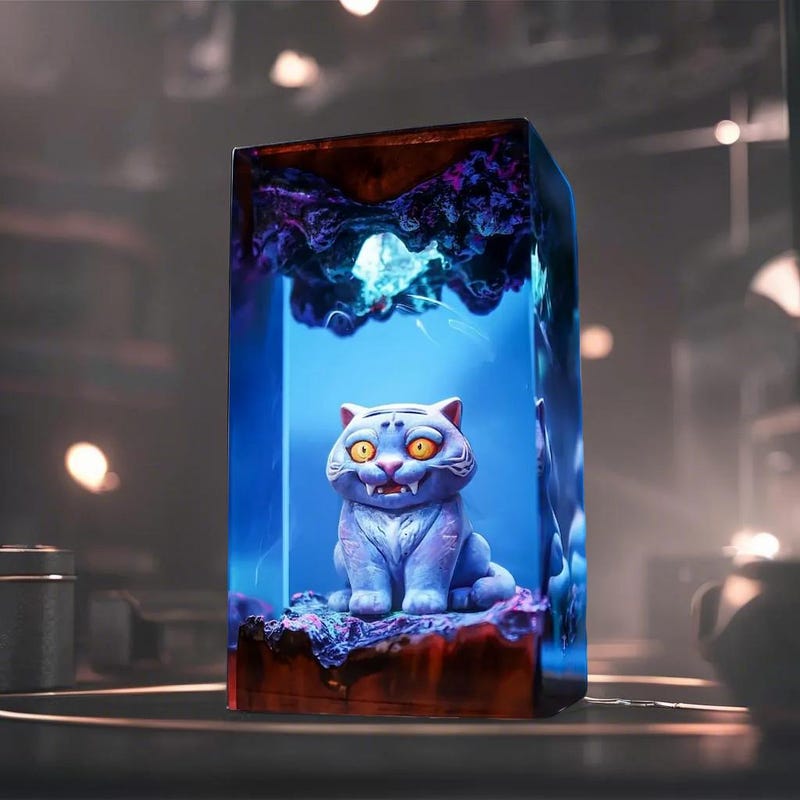 Resin Lamp - Etsy UK