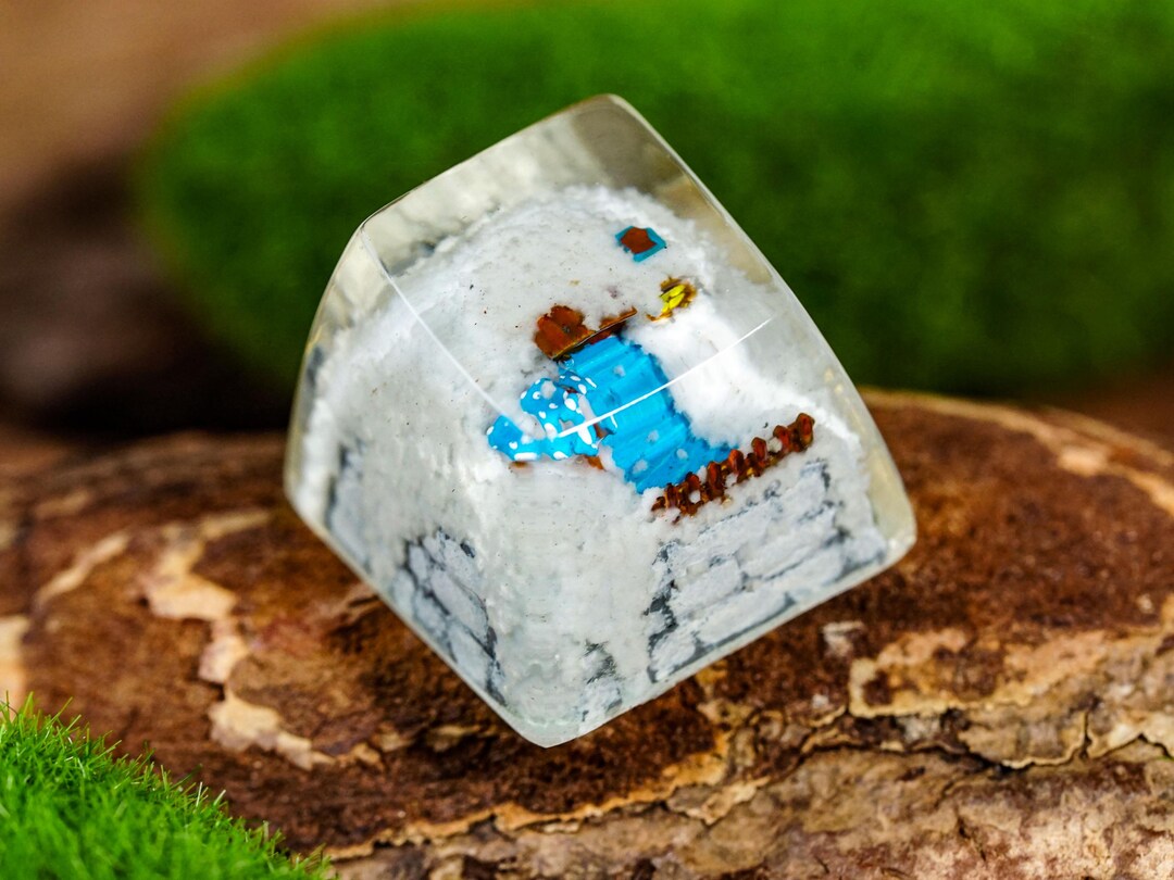 Winter Hobbit House Artisan Keycap, Custom Keycap for MX Cherry ...