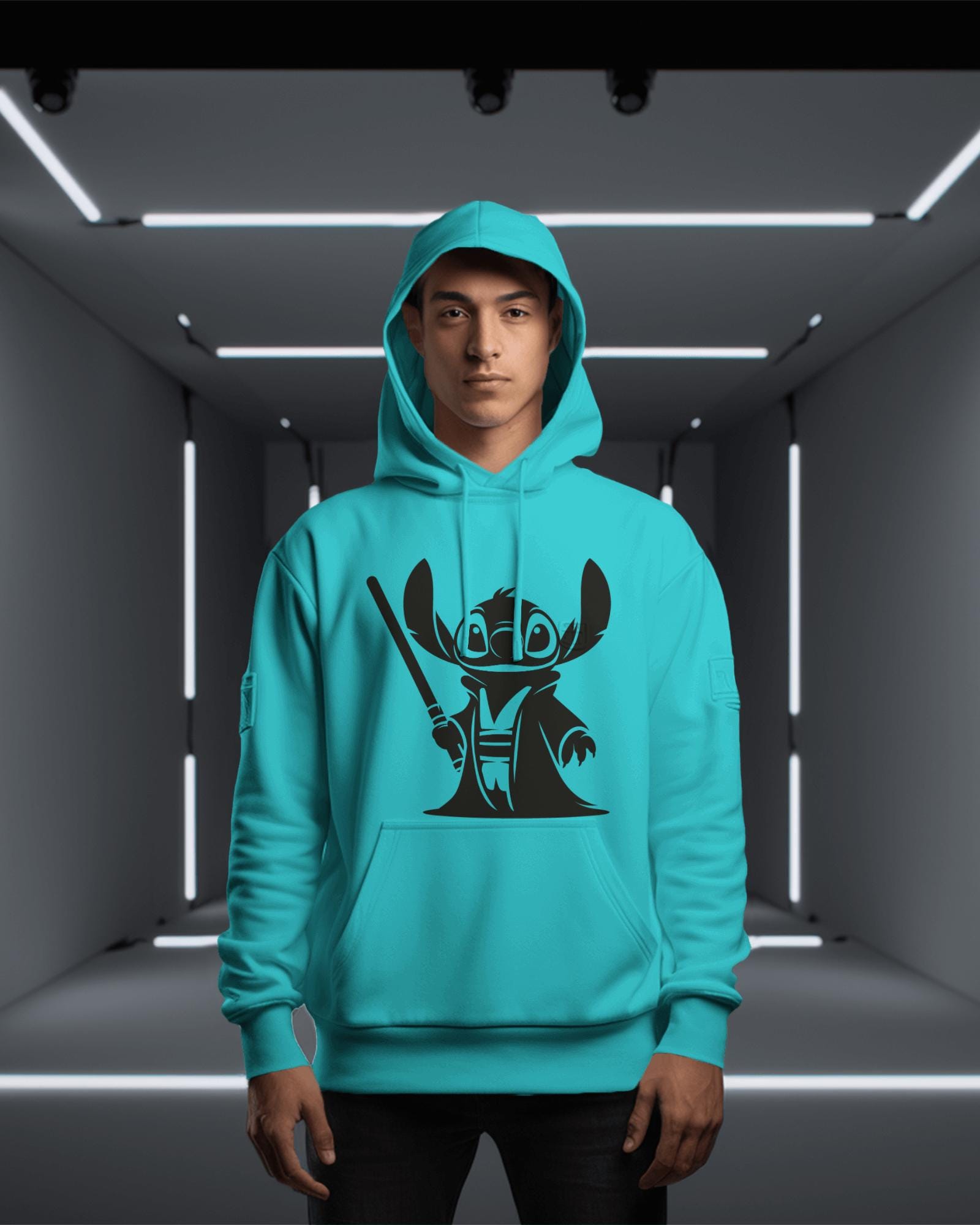 Stitch Svg Png, Jedi Stitch Svg, Stitch Silhouette, Star Wars Svg ...