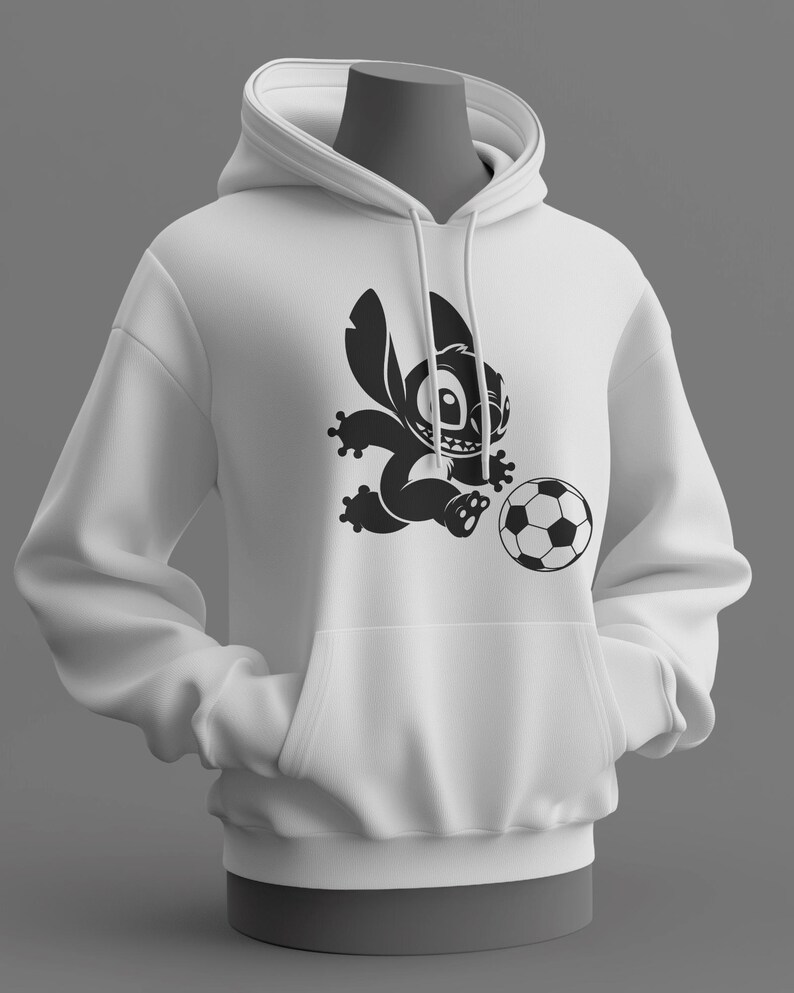 Stitch Soccer Design: SVG & PNG, Stitch Clipart (digital Download) - Etsy