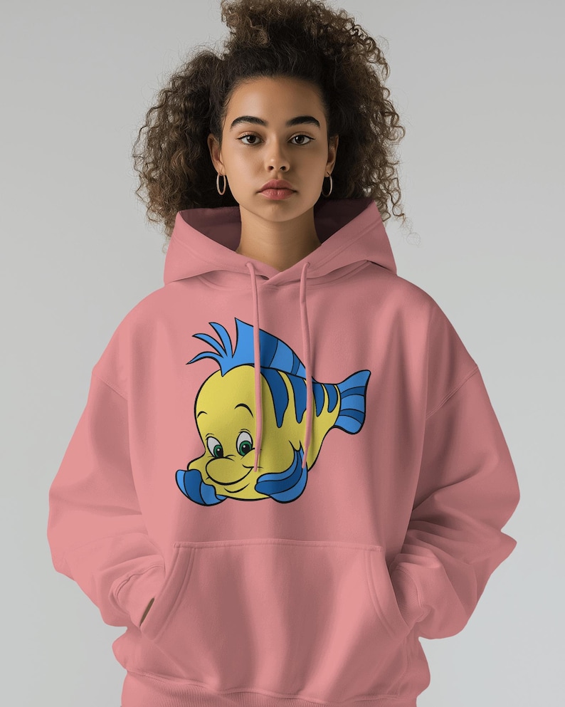 Flounder Svg, the Little Mermaid, Fish Svg, Flounder Clipart, Cute Fish ...