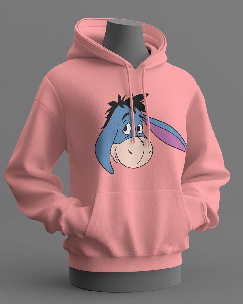 Eeyore Head Clipart, Cute Donkey SVG and PNG (digital Download) - Etsy ...
