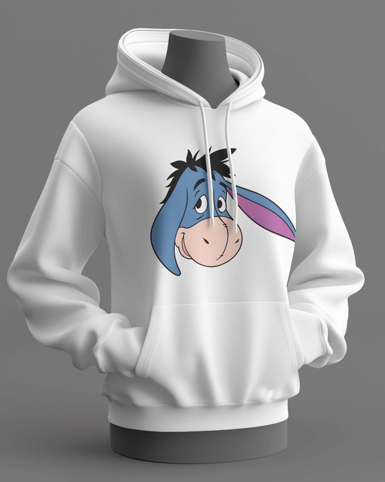Eeyore Svg and Png, Eeyore Head Svg, Eeyore Clipart, Cute Donkey Svg ...