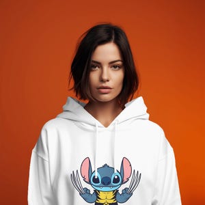 Stitch Wolverine SVG Png, Stitch Clipart, Superheld Stitch, Superheld ...