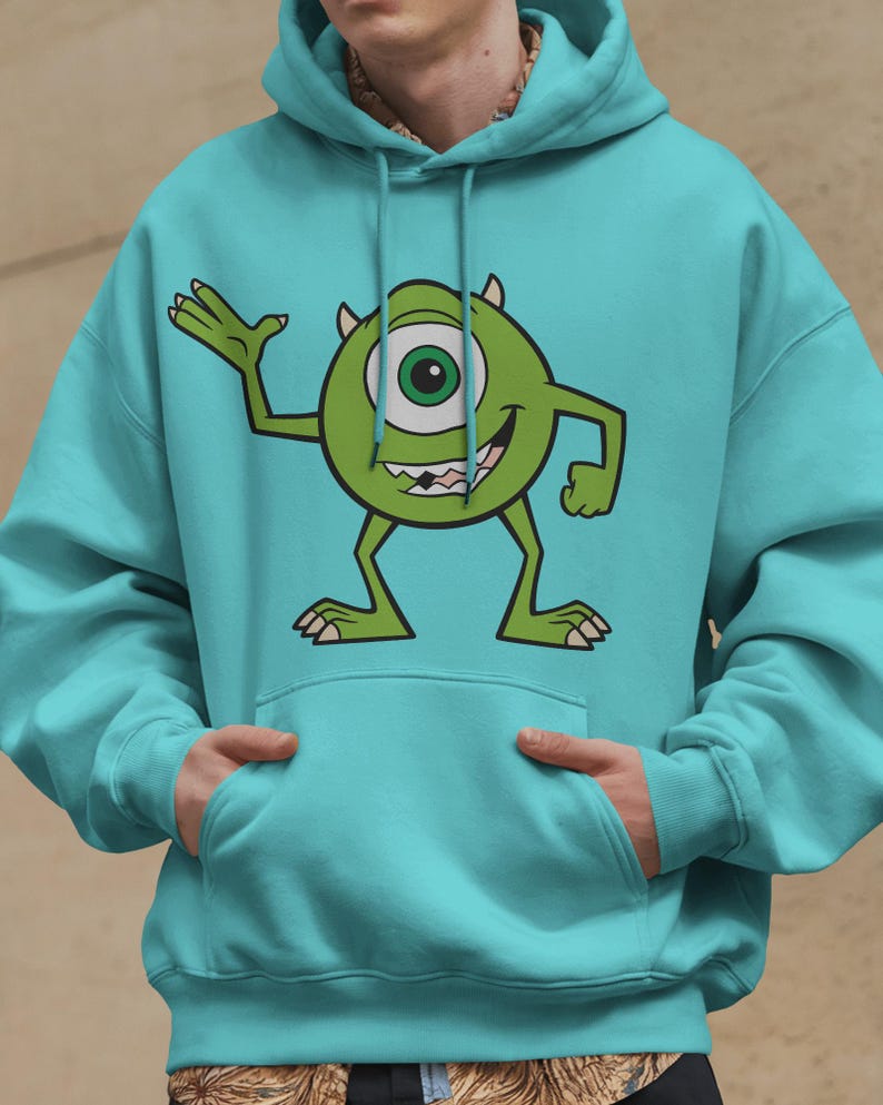 Mike Wazowski Monster Clipart: SVG, PNG Files (digital Download) - Etsy