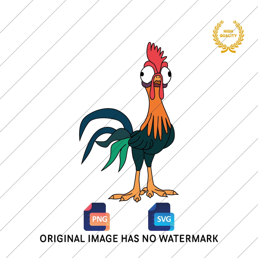 Moana Hei Hei Clipart: SVG and PNG Files (digital Download) - Etsy