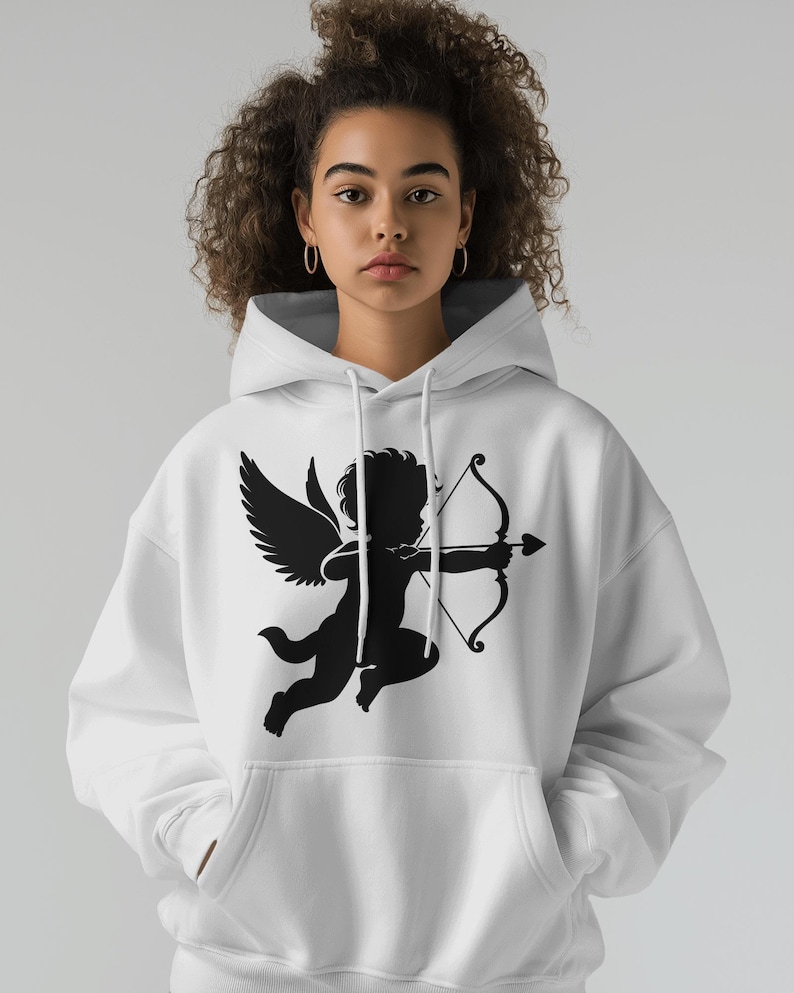 Eros Svg Png, Cupid Svg, Love Svg, Valentines Day Svg, Cupid Silhouette ...