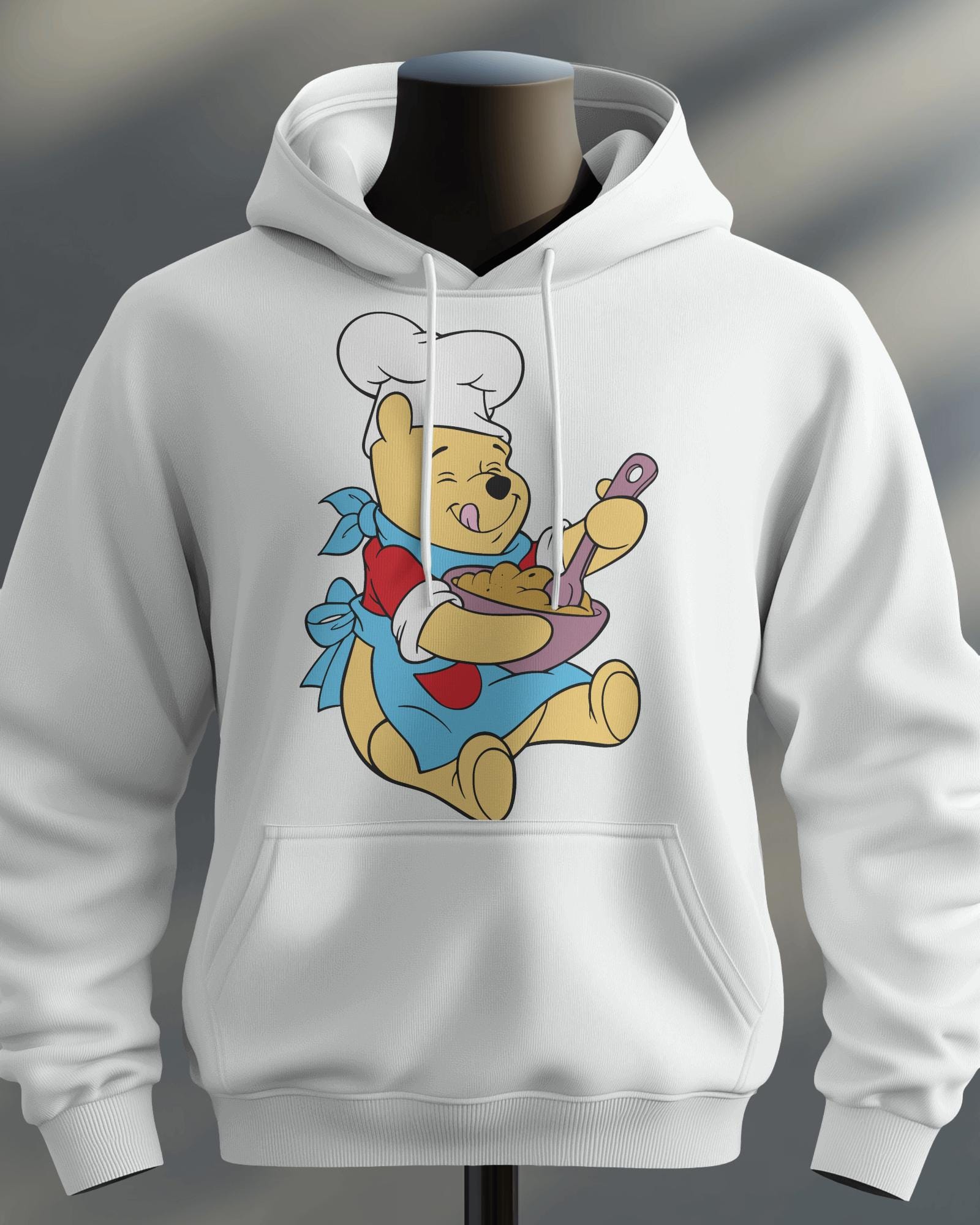 Chef Winnie the Pooh Clipart: SVG, PNG Files (digital Download) - Etsy