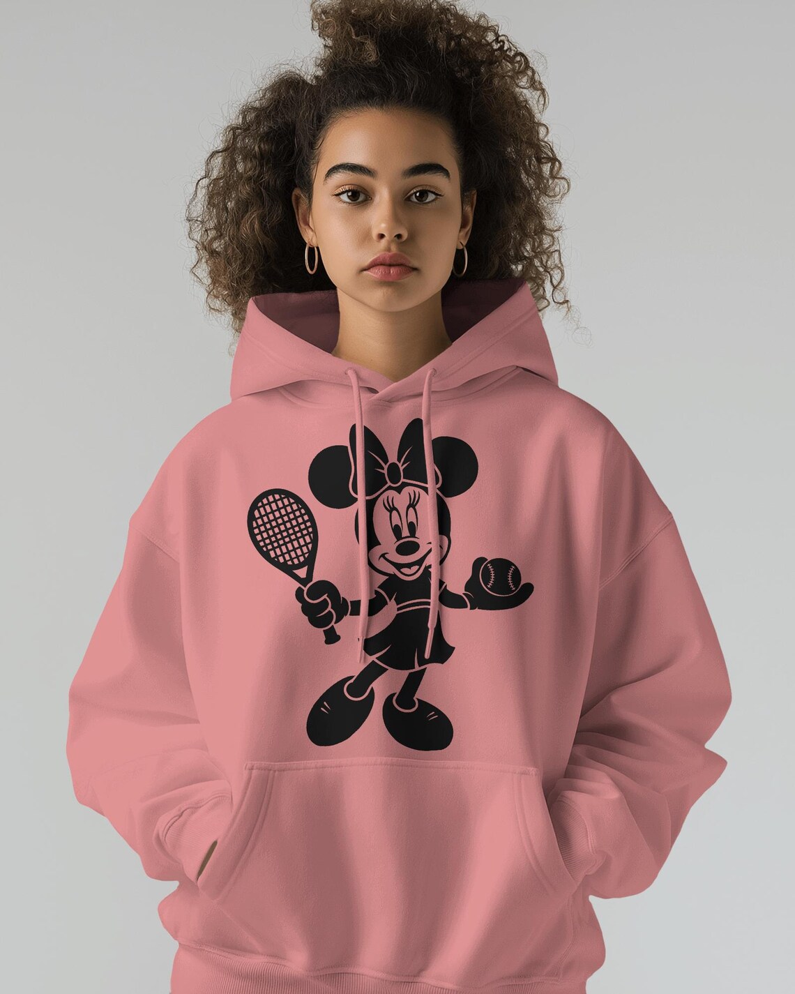 Minnie Mouse Tennis SVG PNG: Silhouette Clipart (digital Download) - Etsy