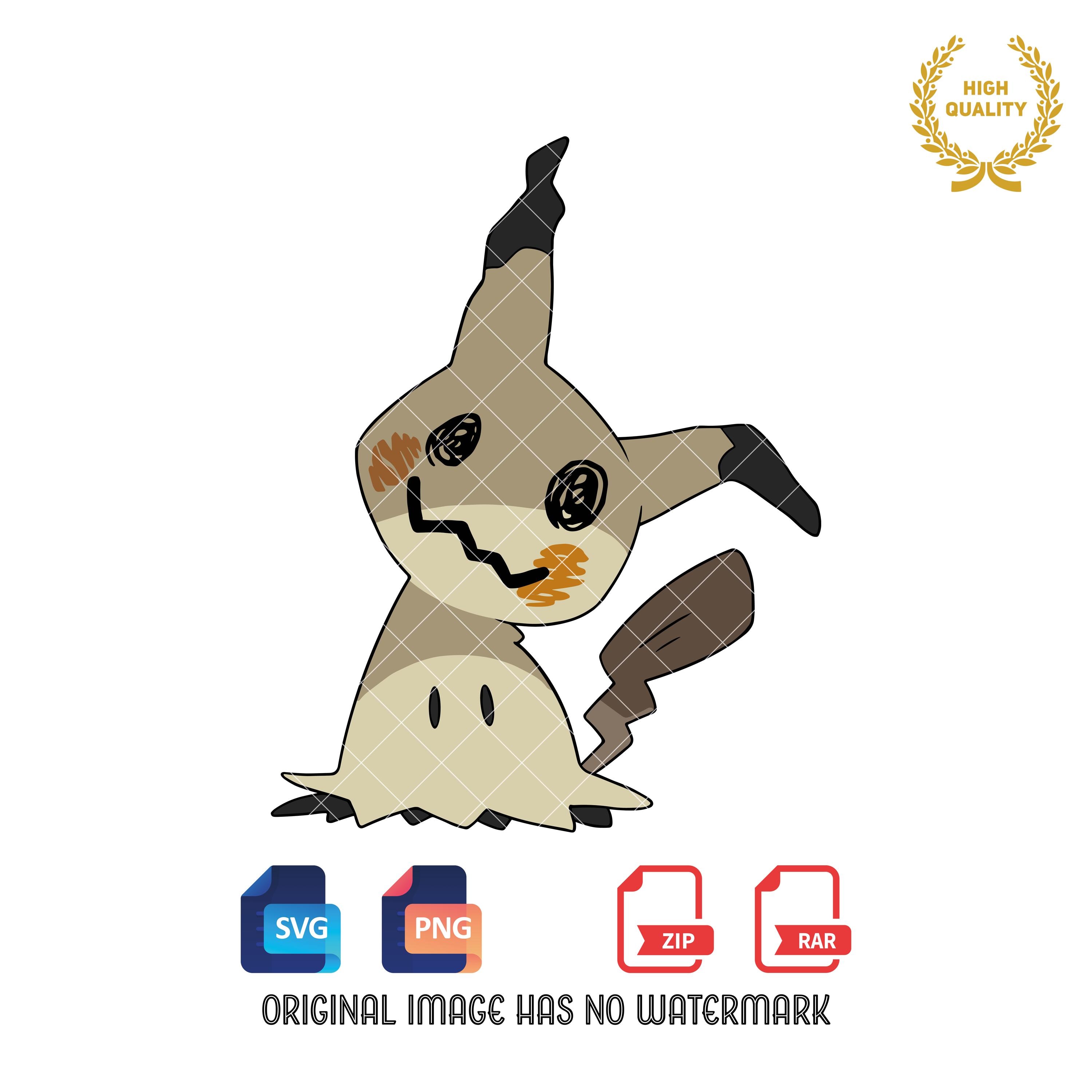 Pokemon Svg Png, Mimikyu Svg, Pokemon Clipart, Mimikyu Pokemon, Svg and ...