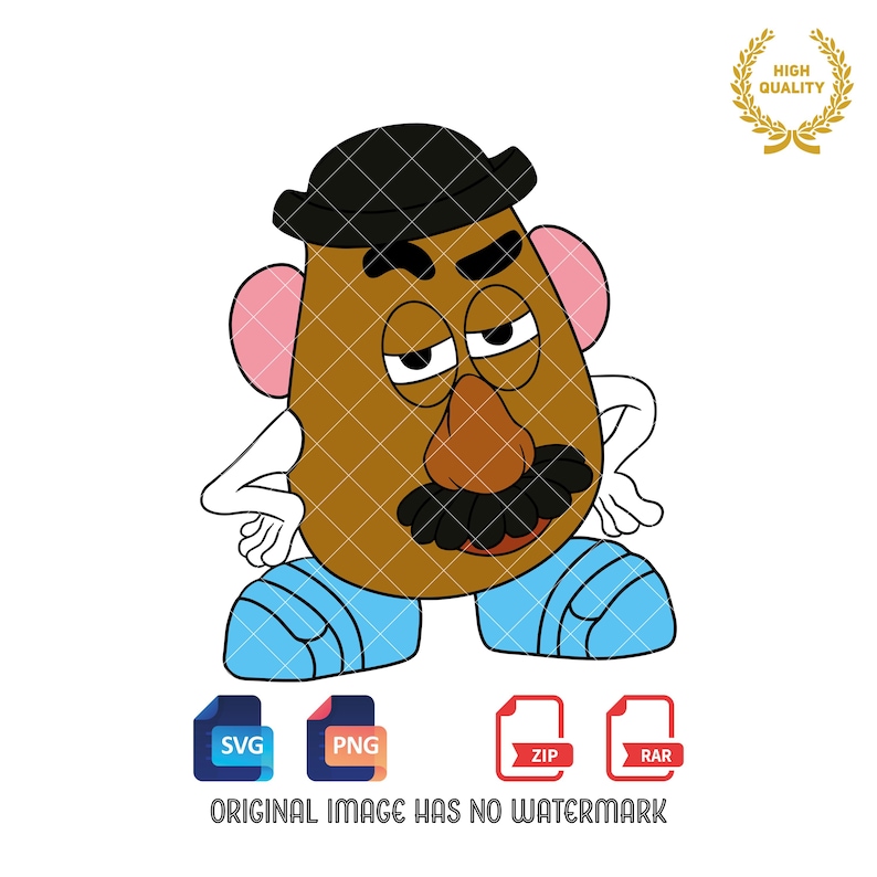 Mr. Potato Head Svg, Toy Story Svg, Potato Head Png, Potato Head ...