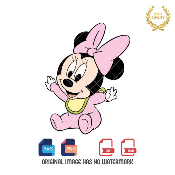 Minnie Mouse Waving Hi