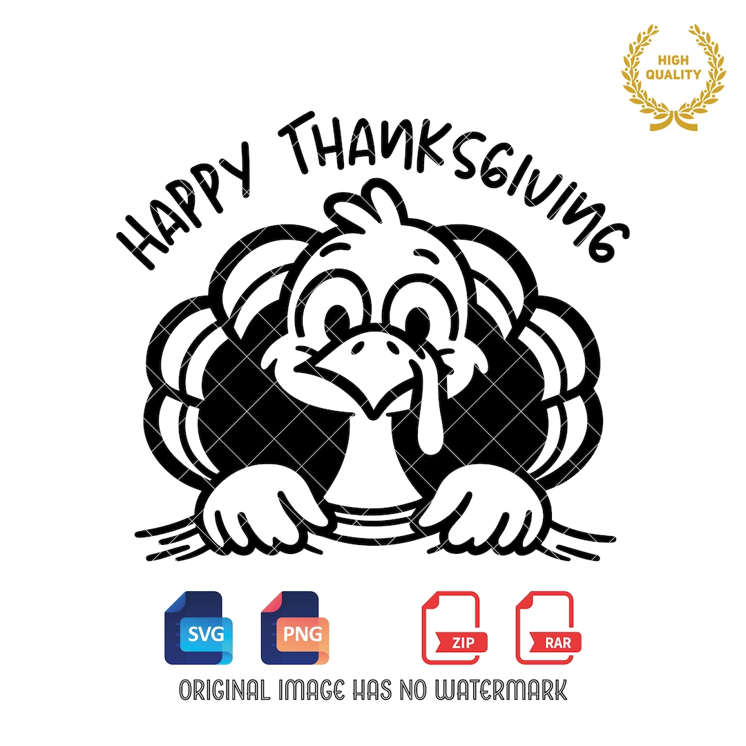 Die Türkei-Svg Png, Erntedank-Svg, gesegneter Entwurf, gesegneter ...